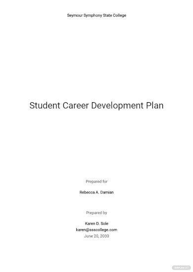 10+ Career Plan Templates - Word, PDF, Google Docs, Apple Pages