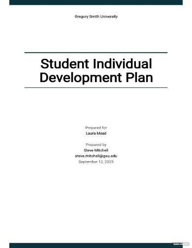 Individual Development Plan Template - 15+ Free PDF, Word Documents ...