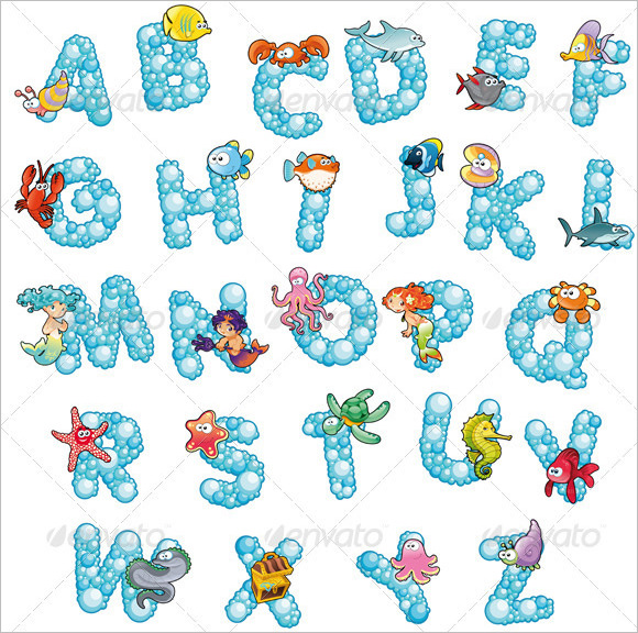 48+ Alphabet Bubble Letters - Free Alphabet Templates