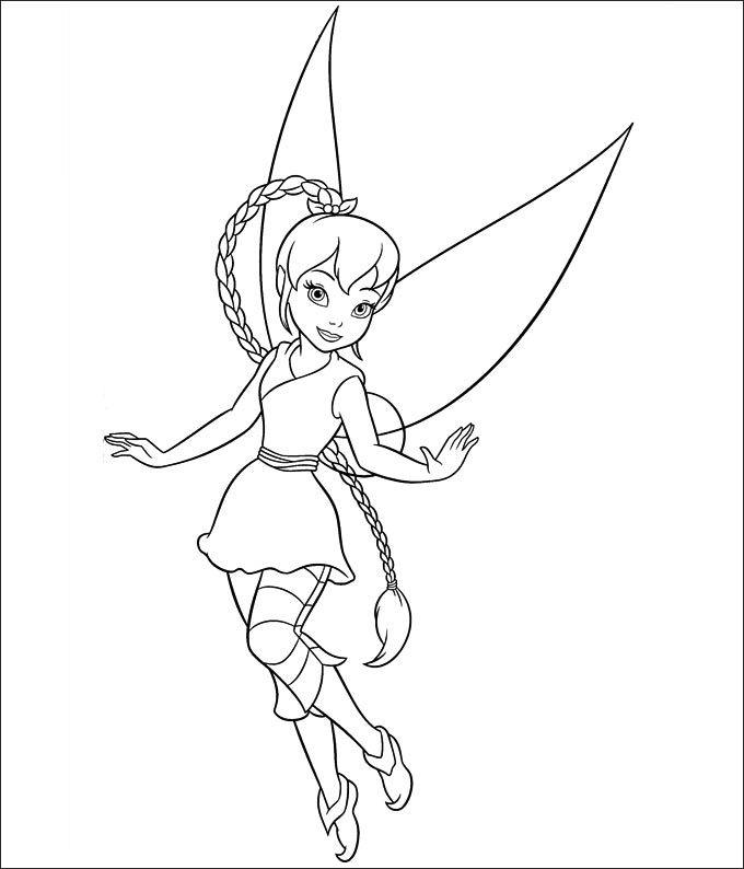 30+ Tinkerbell Coloring Pages - Free Coloring Pages