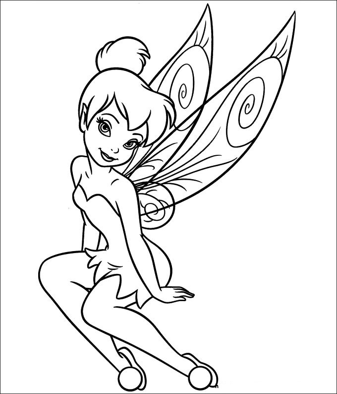 30+ Tinkerbell Coloring Pages - Free Coloring Pages