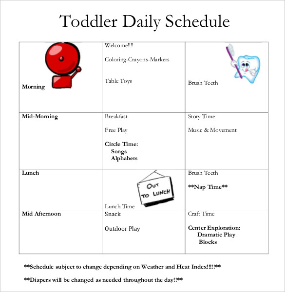 Daily Schedule Template - 39+ Free Word, Excel, PDF Documents Download