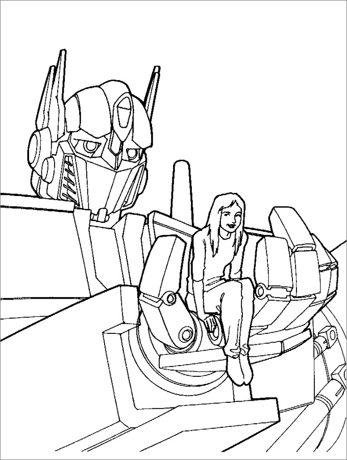 30+ Transformers Colouring Pages