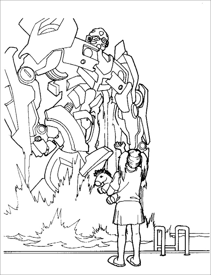 30+ Transformers Colouring Pages