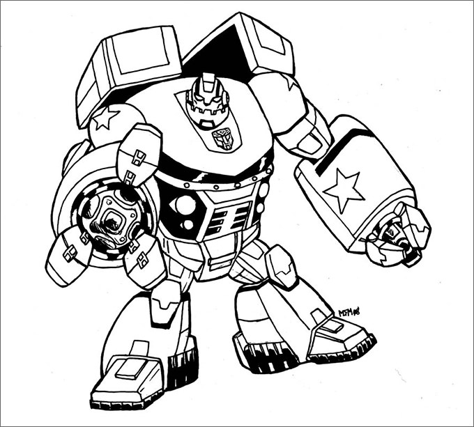 30+ Transformers Colouring Pages