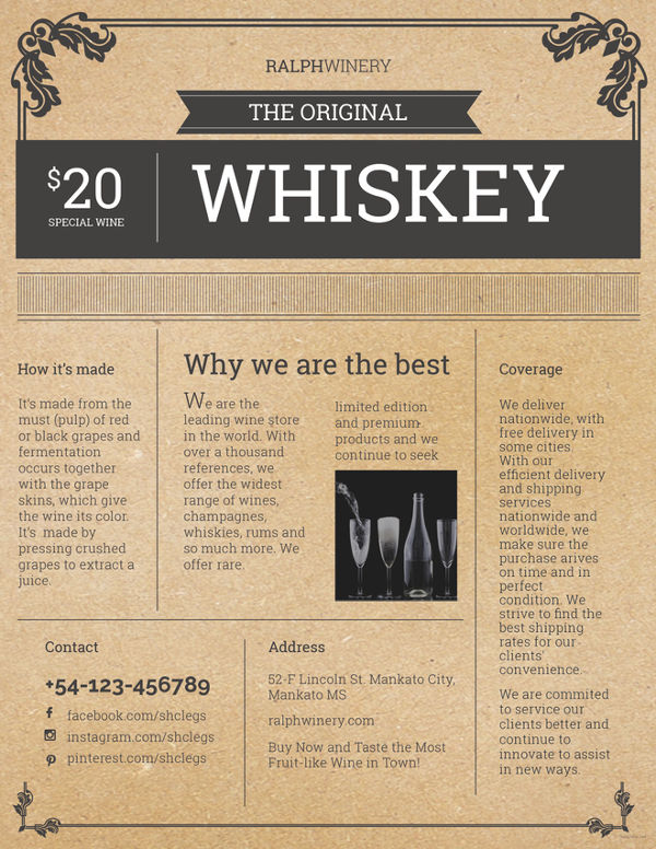 17 Stylish Vintage Flyer Templates PSD Free Premium Templates