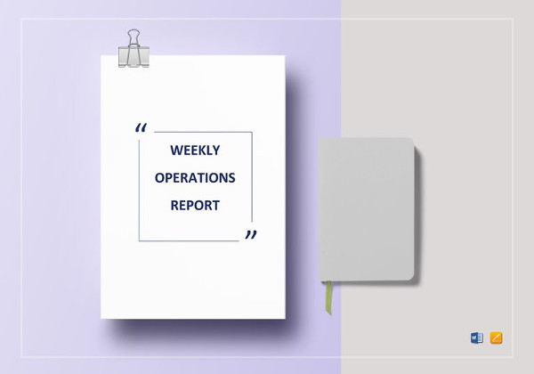 Weekly Status Report Templates - 30+ Free Documents Download- MS Word ...