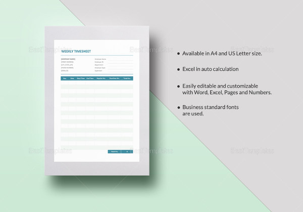 23+ Overtime Sheet Templates – Free Sample, Example Format Download