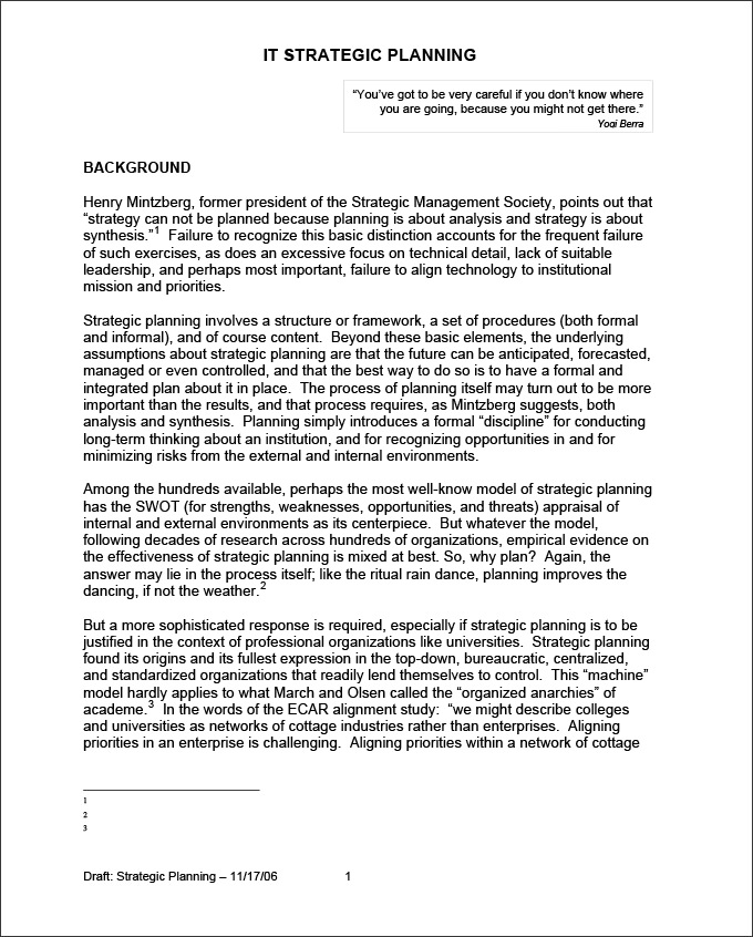 Strategic Planning Template - 5+ Free Word, PDF Documents Download