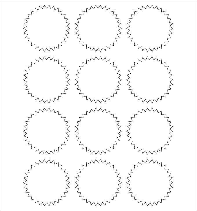 Blank Labels Blank Label Template