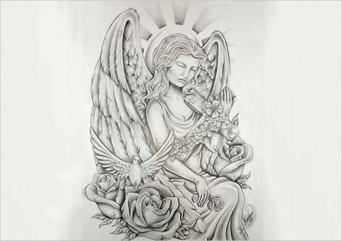 28+ Angel Drawings - Free Drawings Download