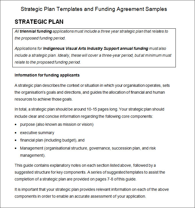 Strategic Planning Process Template 4 Free Word PDF Documents Download