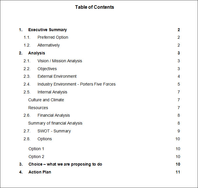 Strategic Planning Template - 5+ Free Word, PDF Documents Download