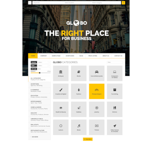 6+ Yellow Pages WordPress Themes & Templates