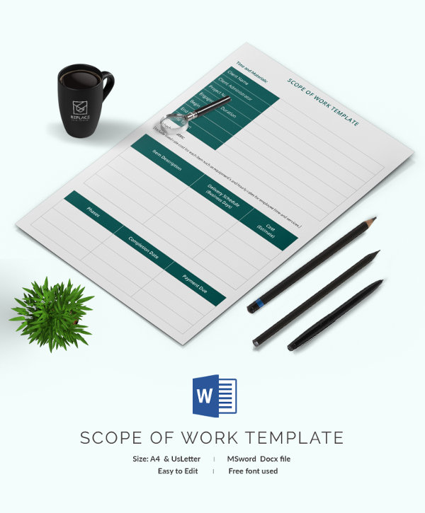 Scope of Work Template - 36+ Free Word, PDF Documents Download!