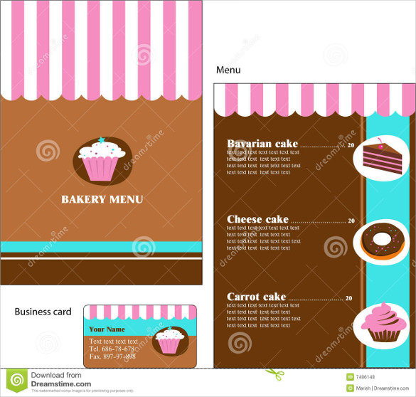 Bakery Menu - 35+ Free Templates in PSD, PDF, EPS, InDesign