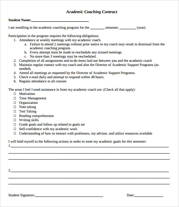 11 Sample Coaching Contract Templates Docs Word Pages Free 11 Sample Coaching Contract Templates Docs Word Pages Free