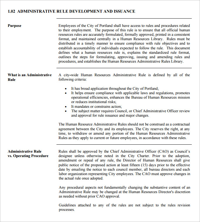 21+ HR Rules & Regulations - Samples & Examples