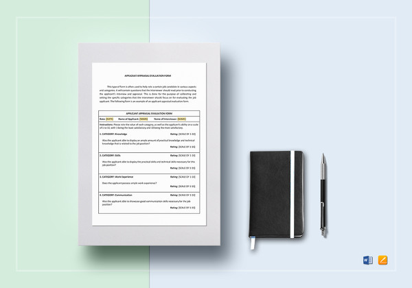 17+ FREE Sample HR Evaluation Forms & Examples - Word, PDF, PSD