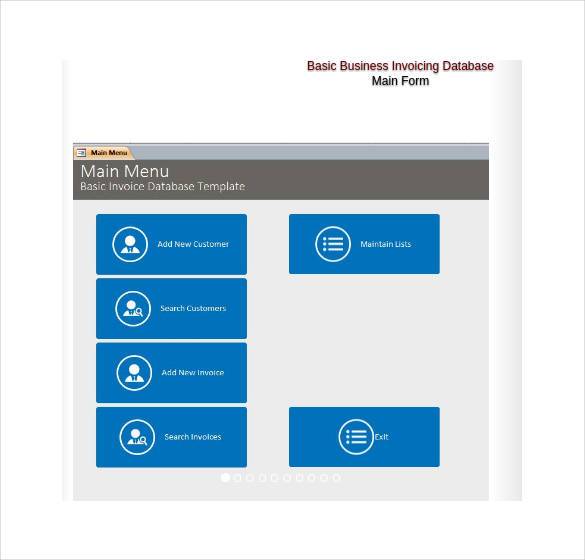 22+ Free Access Database Template