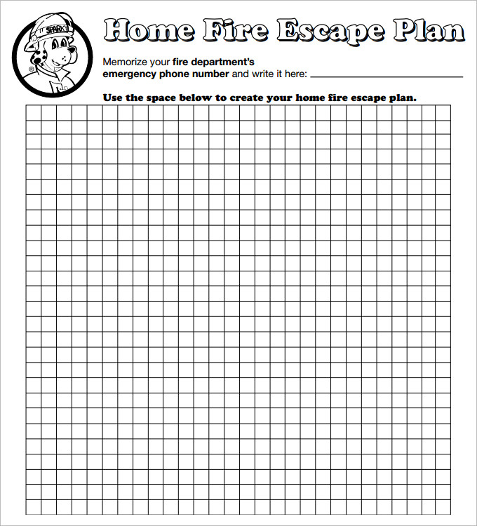 8+ Home Evacuation Plan Templates - MS Word, PDF