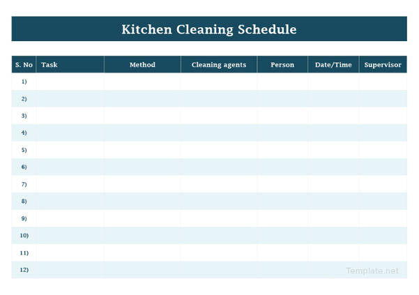 25+ Microsoft Word Schedule Templates