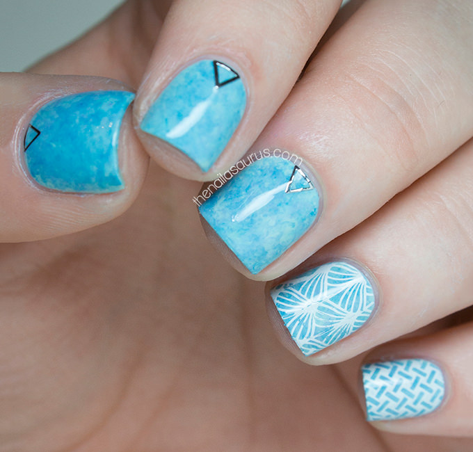 25+ Blue Nail Art Designs & Ideas
