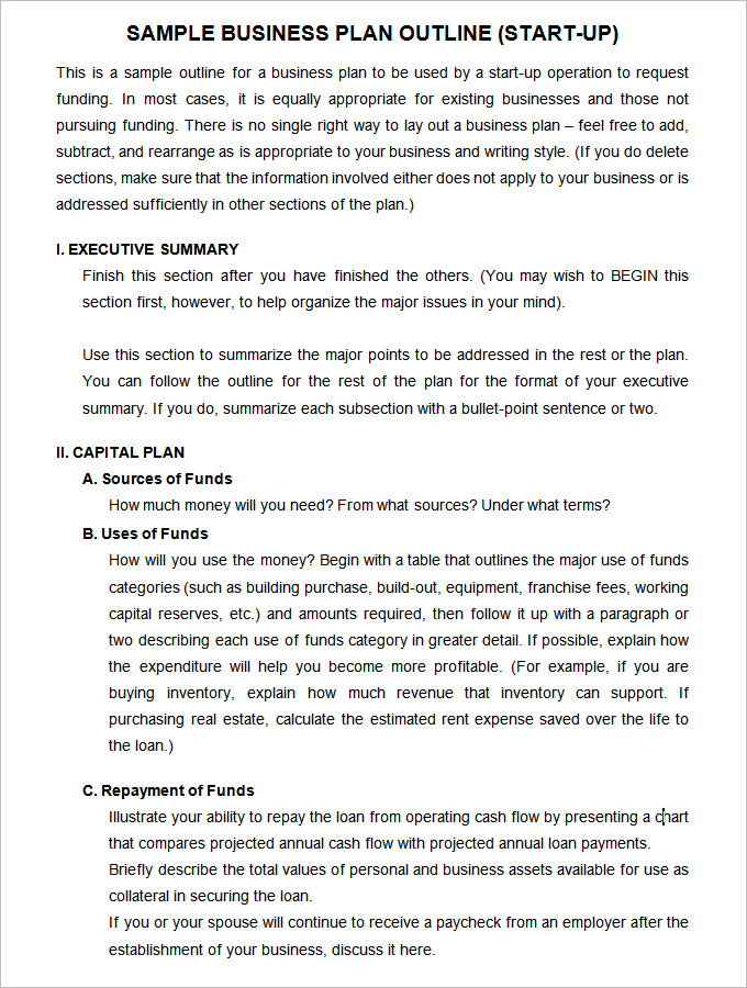 Web Startup Business Plan
