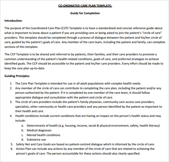 13+ Patient Care Plan Templates - PDF, Docs