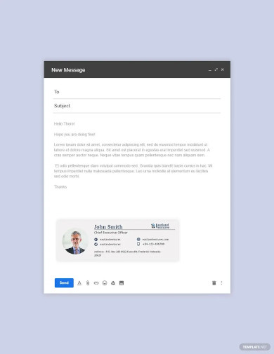 40+ Outlook Email Signature Templates - Samples, Examples & Formats