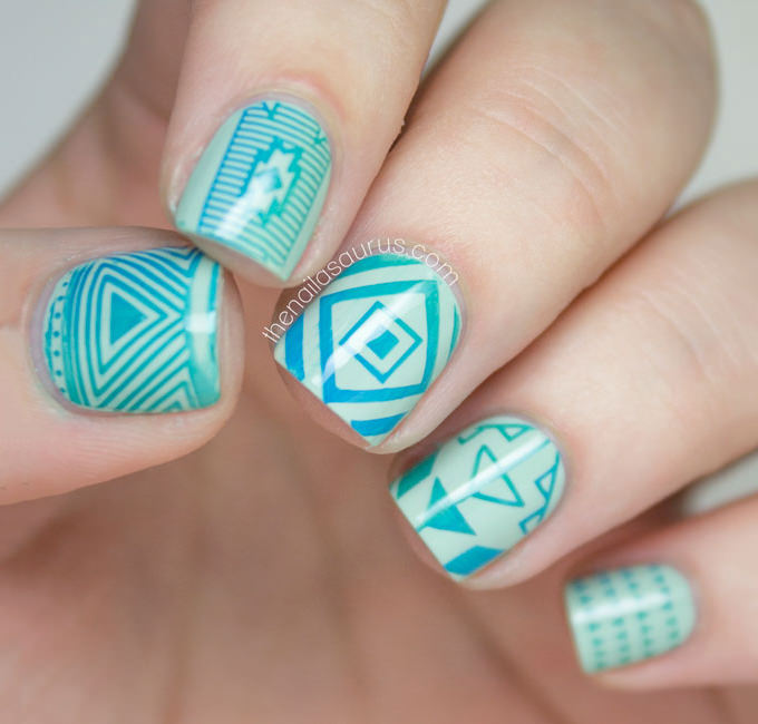 25+ Blue Nail Art Designs & Ideas