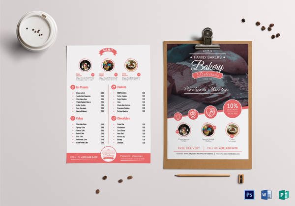 Bakery Menu - 35+ Free Templates in PSD, PDF, EPS, InDesign