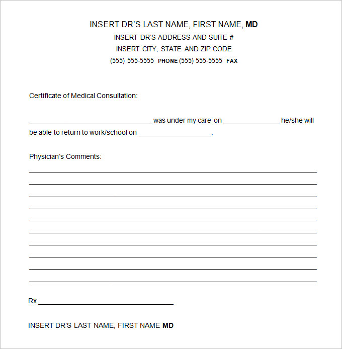 12 Doctor Excuse Templates In PDF MS Word Pages Google Docs