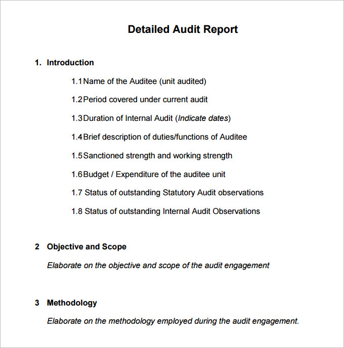 21+ Internal Audit Report Templates - Word, PDF, Apple Pages, Google Docs