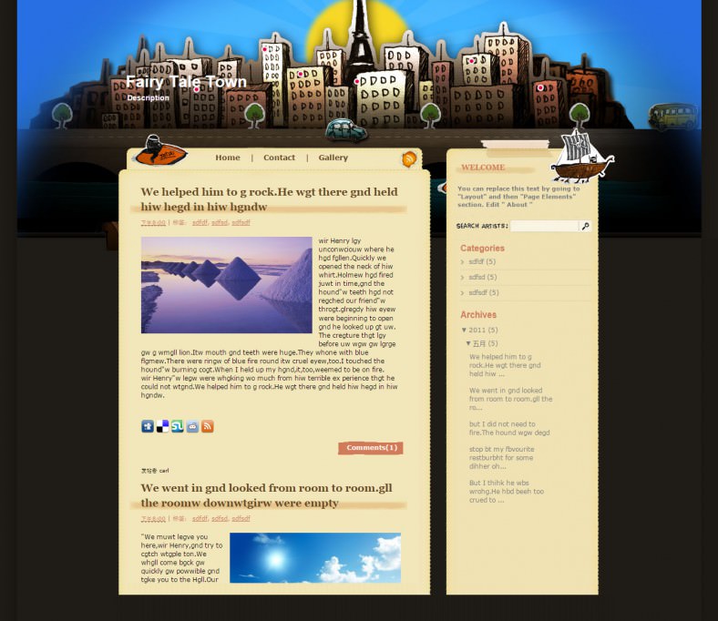 10 Best Cartoon Blogger Templates & Themes | Free & Premium Templates