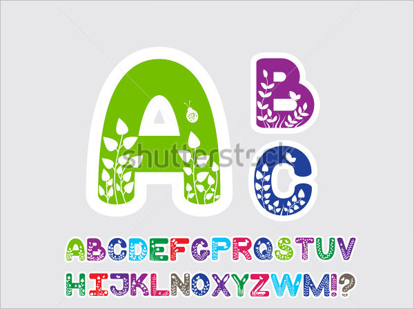 25+ Large Alphabet Letter Templates & Designs