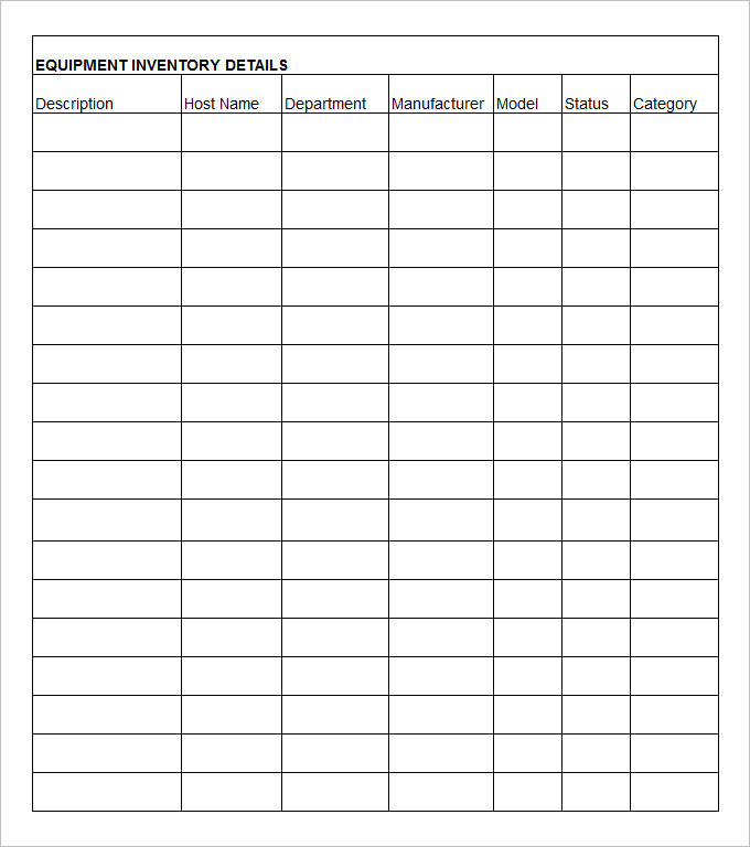 14+ Asset Inventory Templates - Free Excel, PDF Documents Download ...