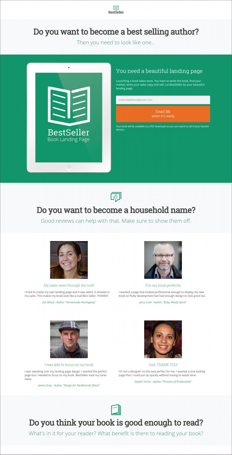 eBook Landing Page Templates & Themes | Free & Premium