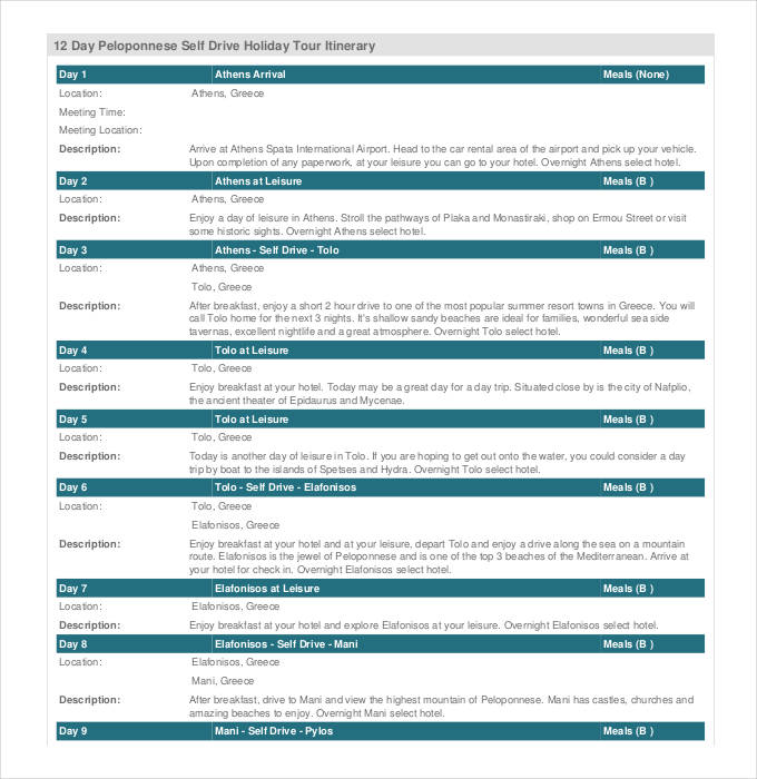 Contoh Itinerary Dalam Bentuk Tabel Kabarmedia github io