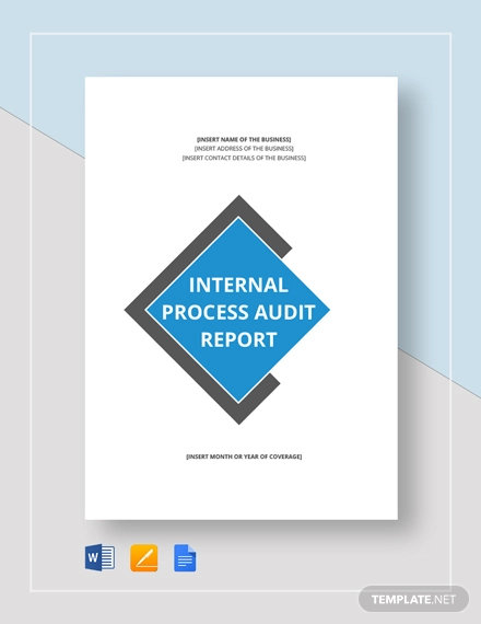 21+ Internal Audit Report Templates - Word, PDF, Apple Pages, Google Docs