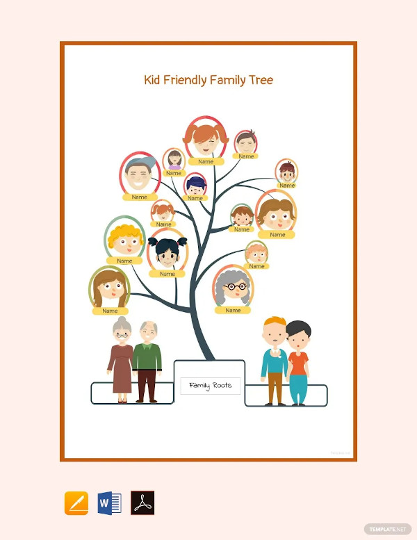30+ Family Tree Template For Kids - DOC, Excel, PDF