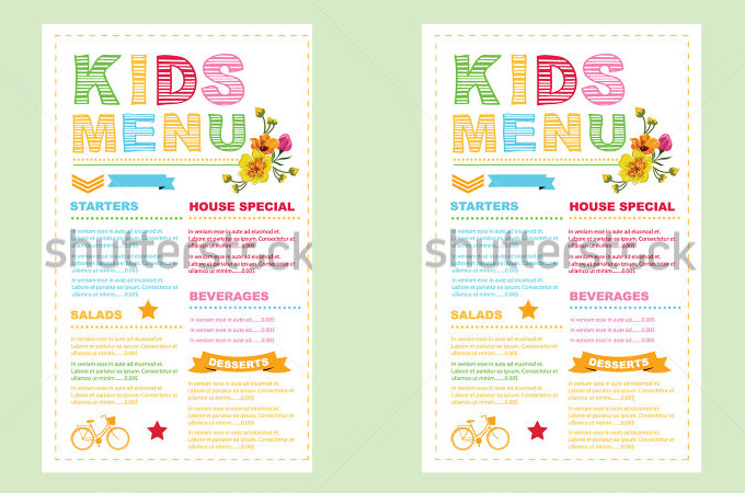 Menu Card - 58+ Free Templates in Word, PSD, PDF, EPS, InDesign Format ...