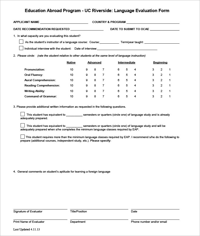 17+ FREE Sample HR Evaluation Forms & Examples - Word, PDF, PSD