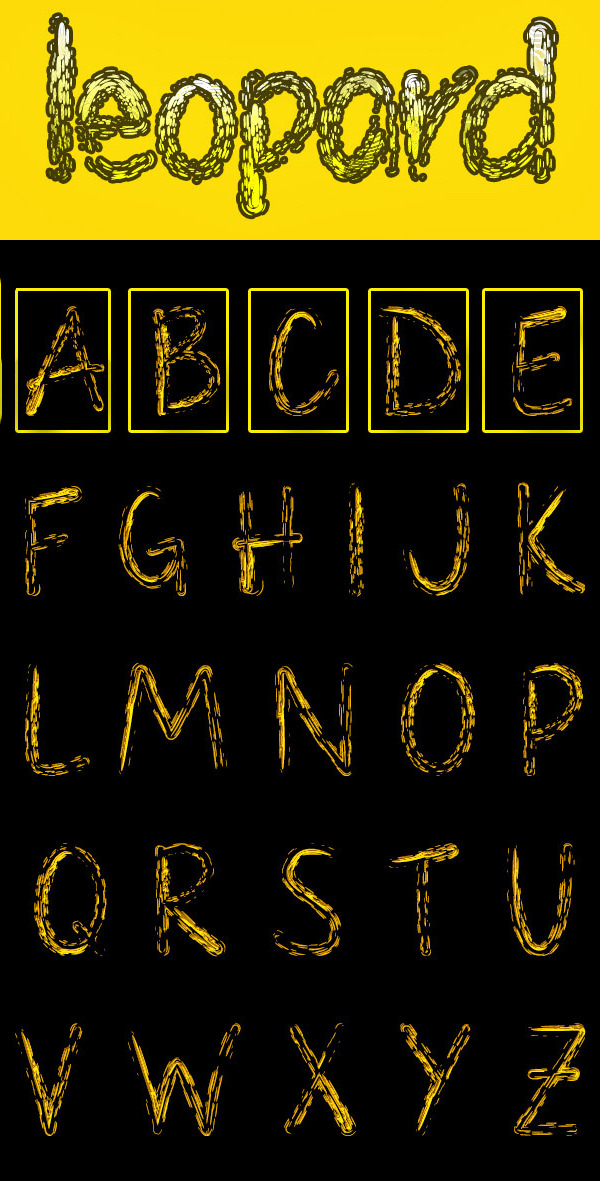 25+ Large Alphabet Letter Templates & Designs