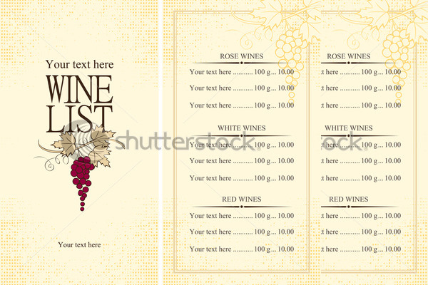 Wine Menu - 31+ Free Templates Download in PSD, EPS Documents