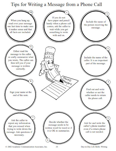 37+ Phone Message Templates - PDF, DOC