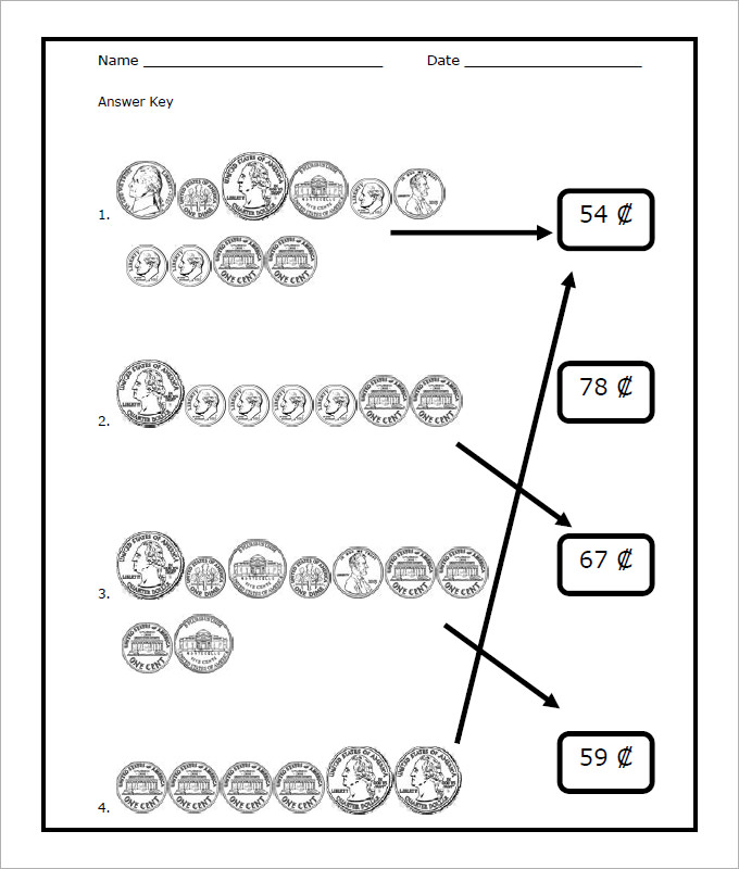 20 Sample Kids Money Worksheet Templates | 20 Free PDF Documents Download