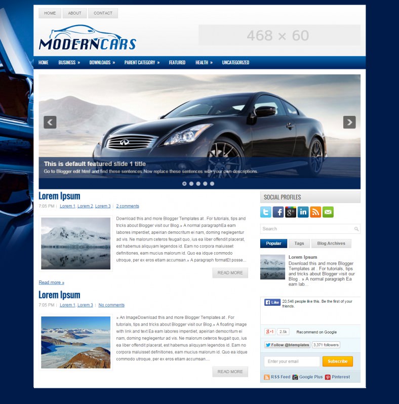 7 Best Automobile Blogger Templates & Themes