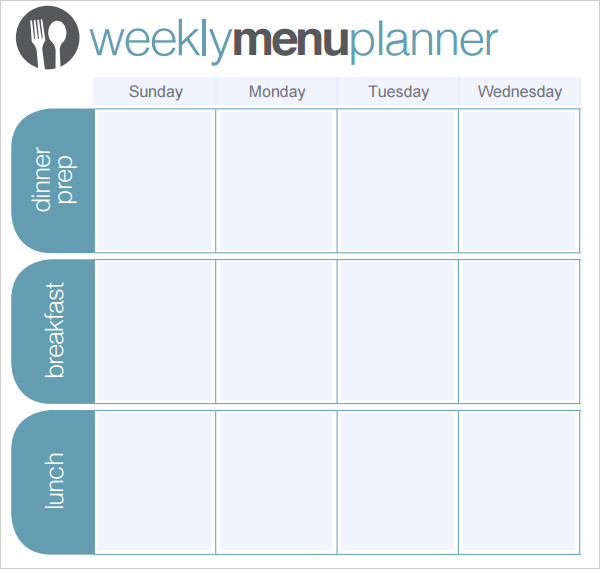 Menu Planner 24 Free Templates In Word PSD PDF EPS InDesign