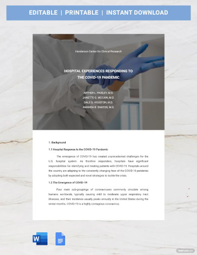35+ Medical Report Templates - Docs, PDF, Word, Apple Pages